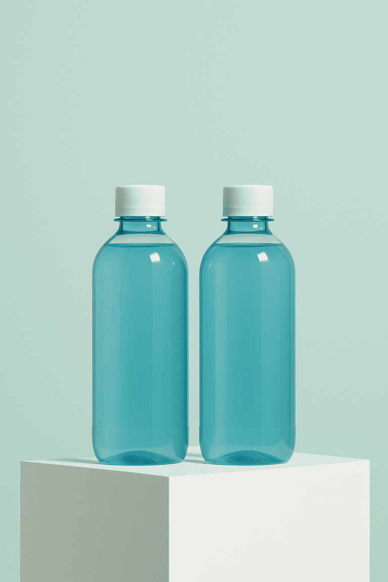 Botella negra HDPE vacía 1 litro | Vitaloxy